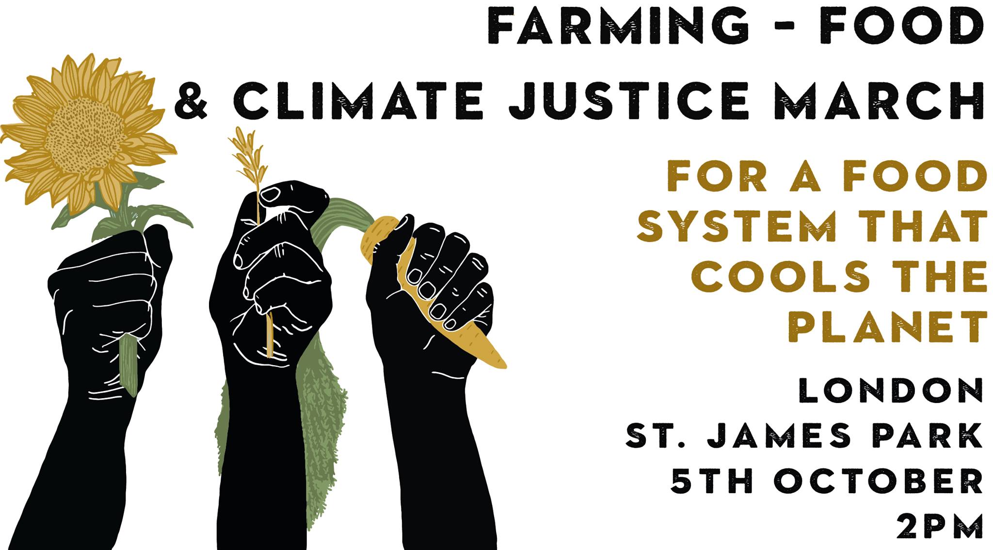 Farming, Food & Climate Justice March | Sustainable Food Places